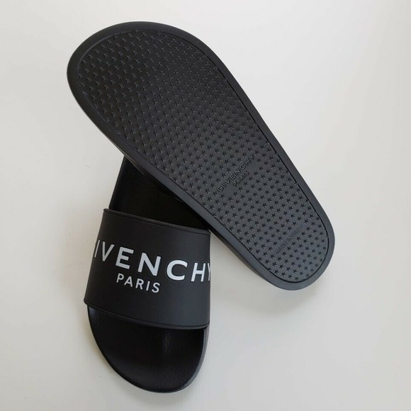 Givenchy | Shoes | Givenchy Paris Signature Sandal Slide Black | Poshmark